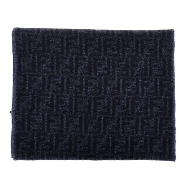 Fendi Wool And Cashmere Double-face Scarf - Blue