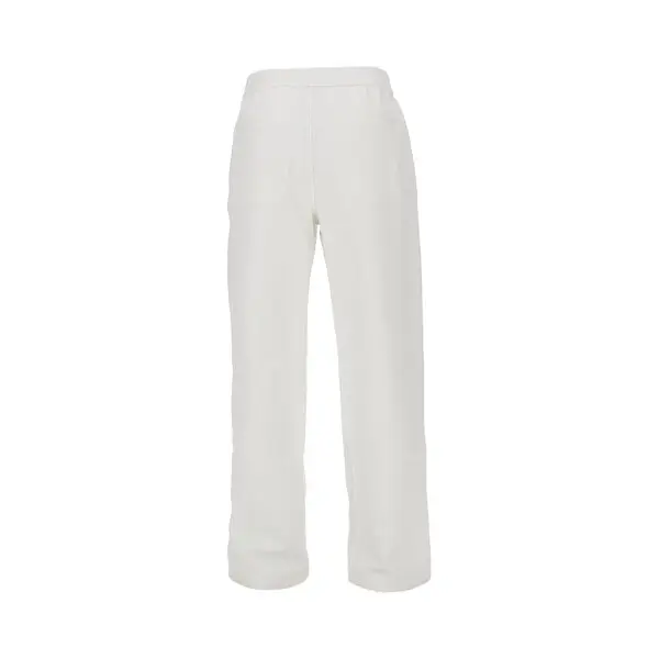 Emporio Armani Interlock Jersey Pants - White
