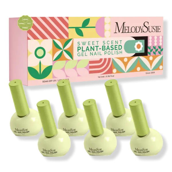 MELODYSUSIE Plant-based Gel Nail Polish Fun Macarons Set