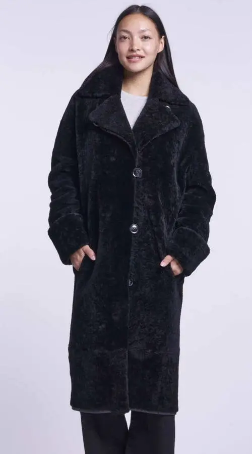 BLUE DUCK Shearling Coat