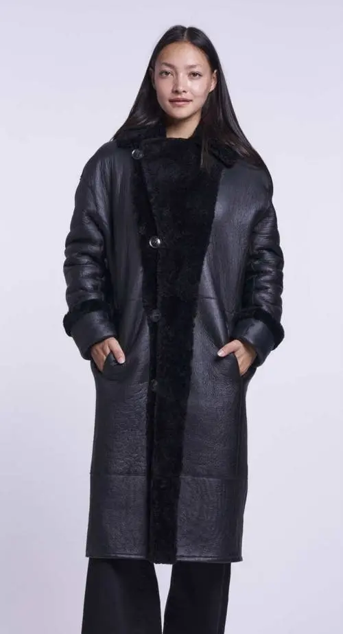 BLUE DUCK Shearling Coat