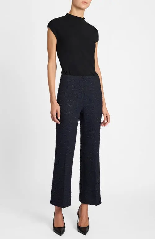 Santorelli Liza Ankle Length Pant In Luxury Tweed Boucl
