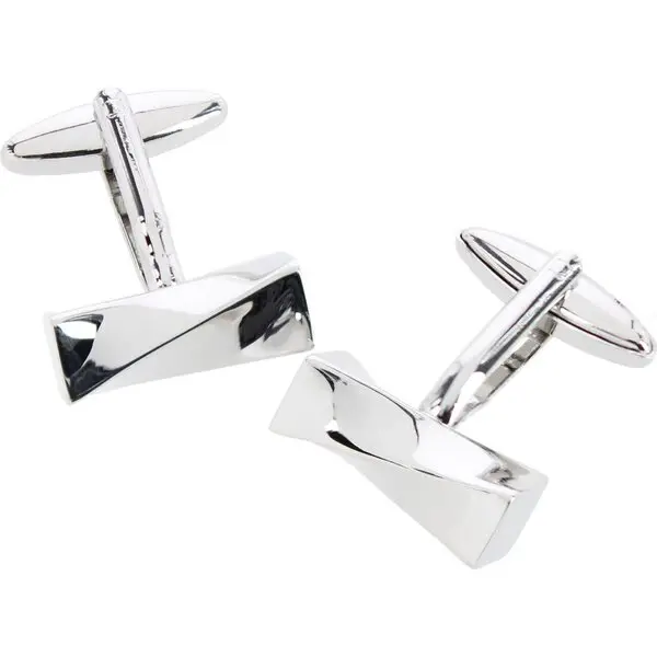 Trafalgar Twist Of Refinement And Class Cufflinks - Silver