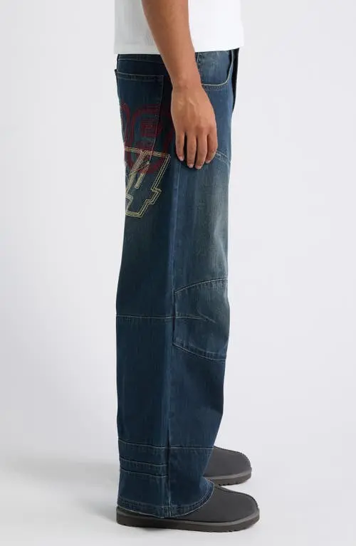 JADED LONDON Seam Detail Relaxed Jeans