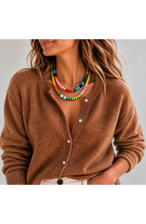 ERIN MCDERMOTT JEWELRY Charleston Bright Beaded Necklace Set Of 2 - Bright Multi
