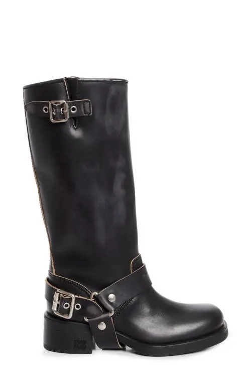 Miu Miu Harness Leather Boot