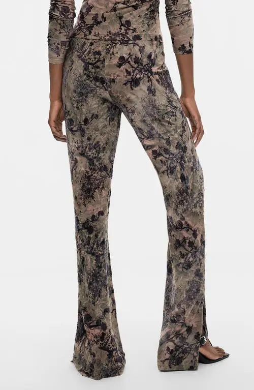 Desigual Flocked Long Trousers