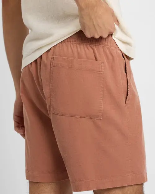 Onia Corduroy Luca Pull-on Short - Adobe