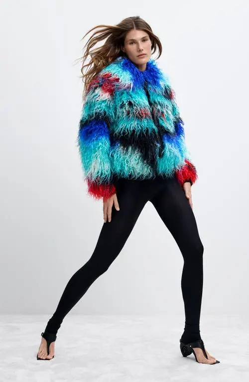 Desigual Lacroix Faux Fur Jacket