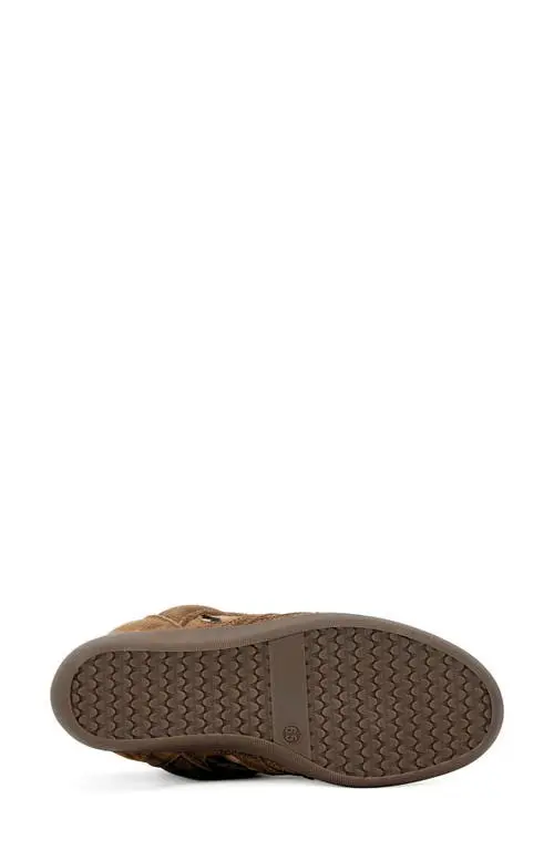 AZALEA WANG Tempest Genuine Calf Hair Sneaker