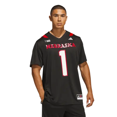 Adidas 1 Nebraska Huskers Our Red Burns Brighter Premier Strategy Jersey