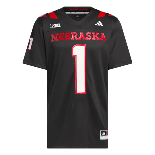 Adidas 1 Nebraska Huskers Our Red Burns Brighter Premier Strategy Jersey