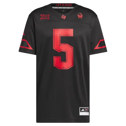 Adidas Patrick Mahomes Texas Tech Red Raiders Let's Ride Premier Jersey