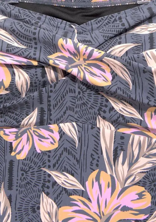 LASCANA Mix Print Underwire Tankini Top Bra-sized