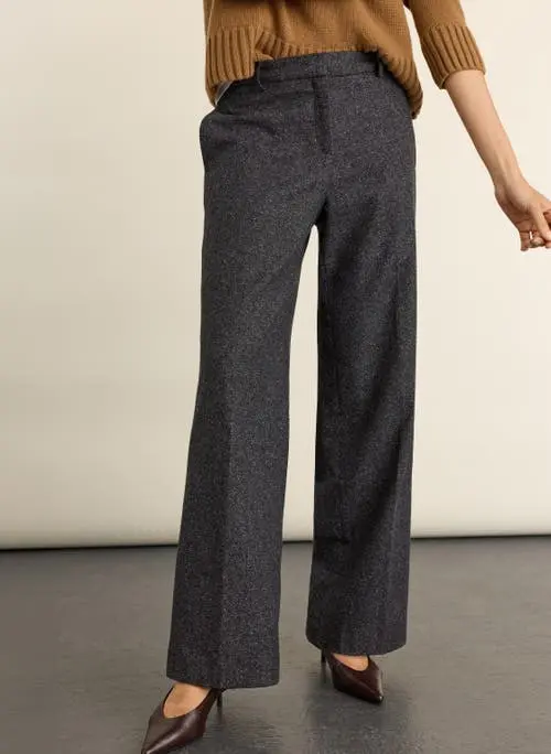 Baukjen Gwynnie Wool Blend Wide Leg Trousers