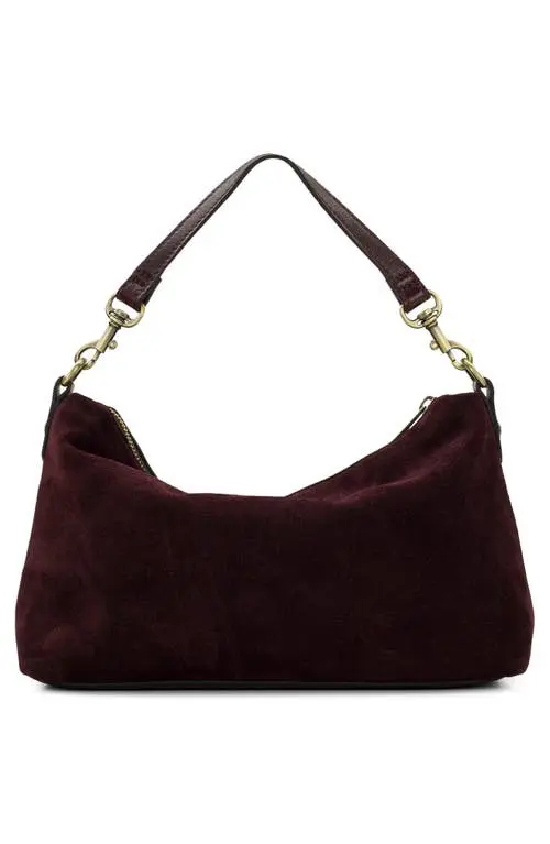 PATRICIA NASH Kolena Suede Leather Crossbody Bag - Plum
