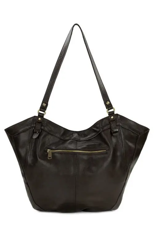 PATRICIA NASH Liliane Leather Tote - Chocolate