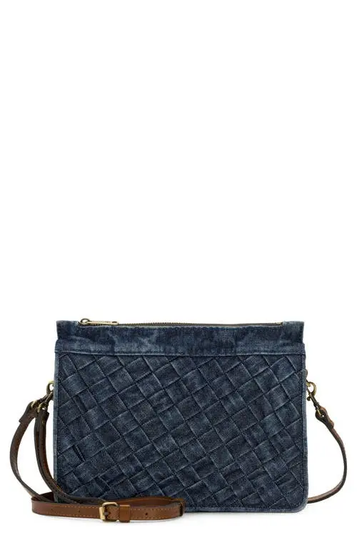 PATRICIA NASH Yvette Washed Woven Crossbody Clutch