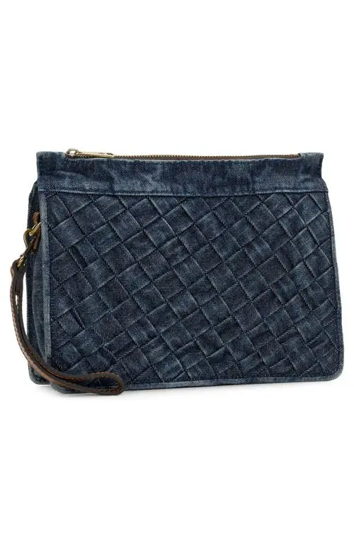 PATRICIA NASH Yvette Washed Woven Crossbody Clutch