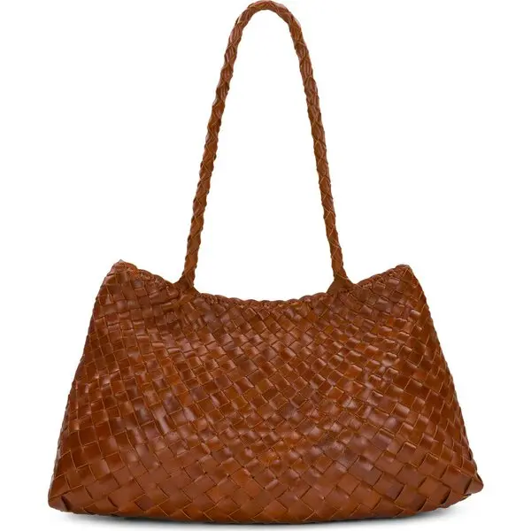 PATRICIA NASH Cheri Leather Satchel - Cognac