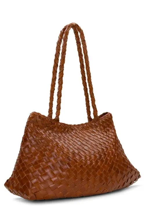 PATRICIA NASH Cheri Leather Satchel - Cognac