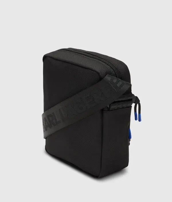 Karl Lagerfeld Logo Nylon Reporter Bag
