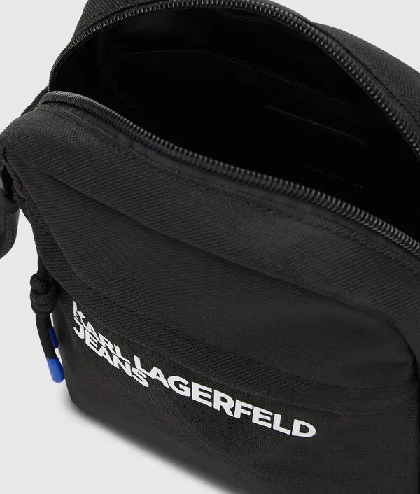Karl Lagerfeld Logo Nylon Reporter Bag