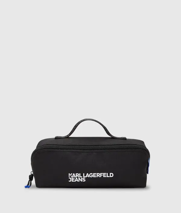 Karl Lagerfeld Logo Nylon Washbag