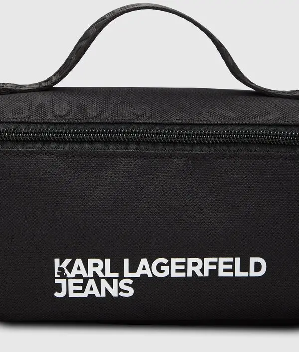 Karl Lagerfeld Logo Nylon Washbag