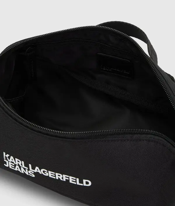 Karl Lagerfeld Logo Nylon Washbag