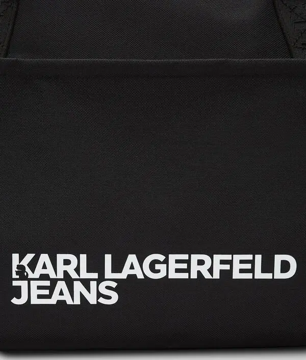 Karl Lagerfeld Logo Nylon Gym Bag