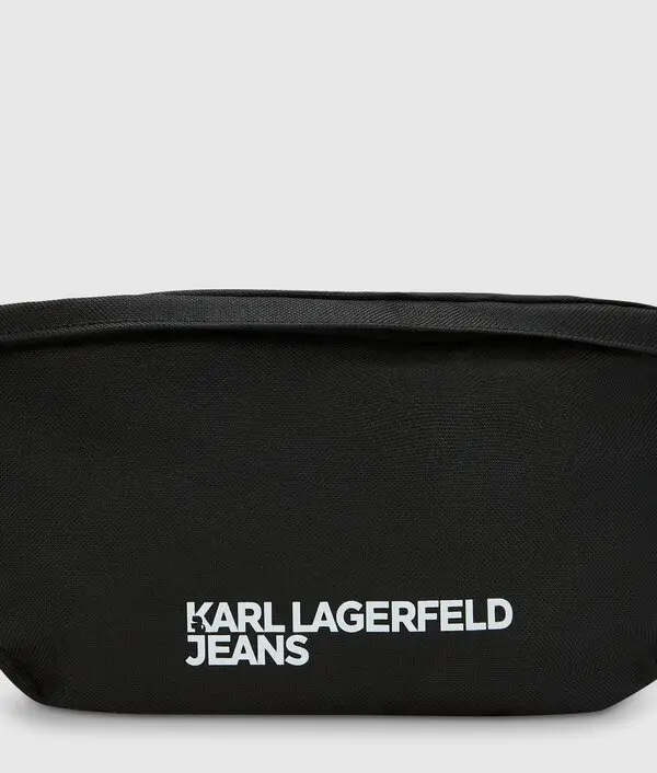 Karl Lagerfeld Logo Nylon Belt Bag