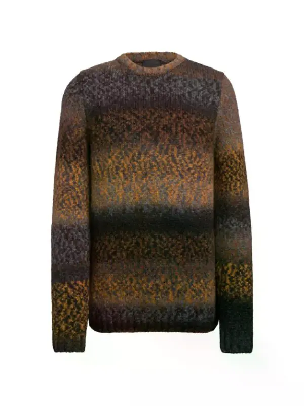DONDUP Gradient-effect Intarsia-knit Sweater