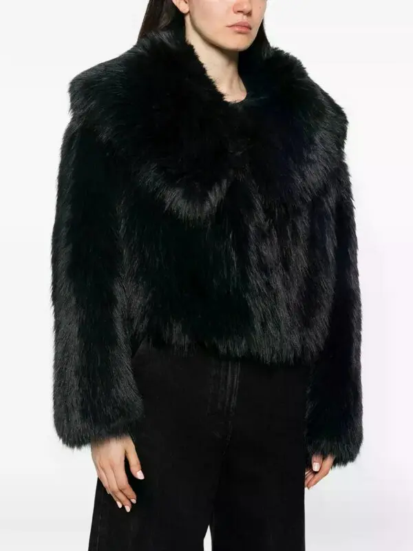 Patrizia Pepe Faux-fur Oversized Jacket
