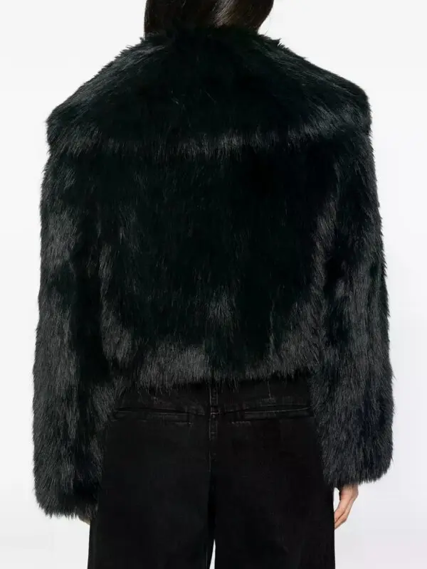 Patrizia Pepe Faux-fur Oversized Jacket
