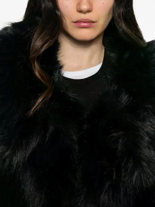 Patrizia Pepe Faux-fur Oversized Jacket