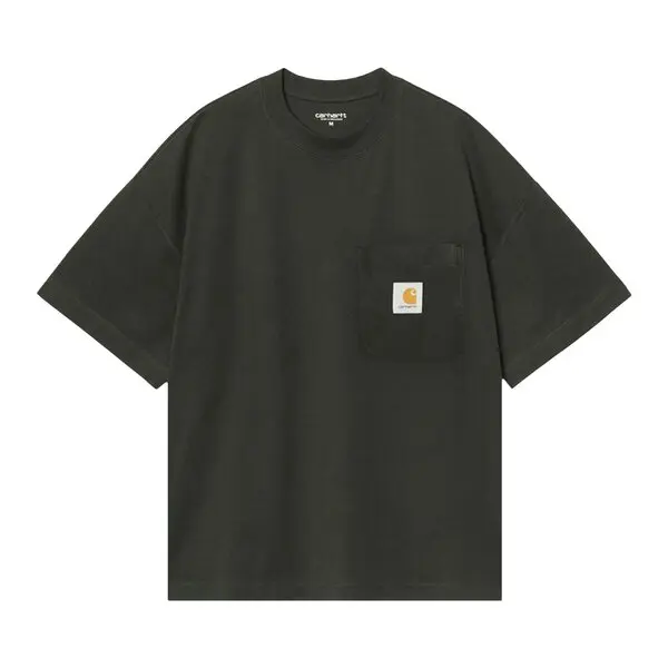 Carhartt Work In Progress Short-sleeve Work Pocket T-shirt 'raven