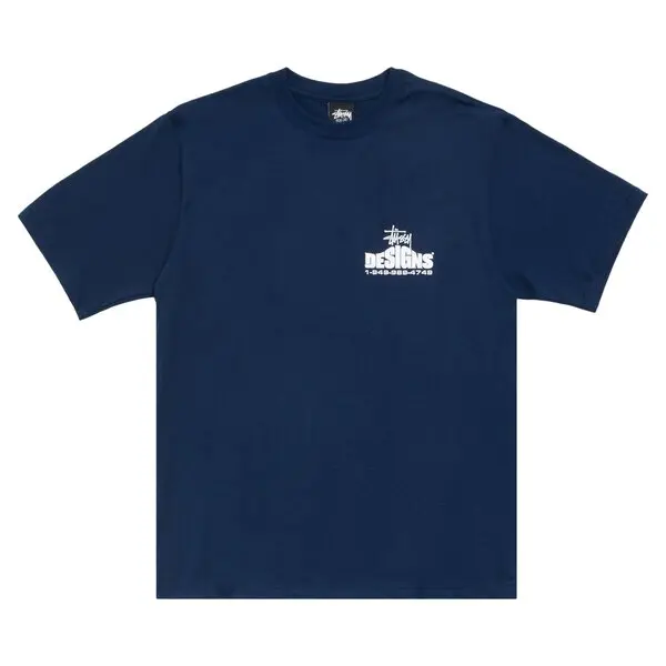 StÜssy Designs Tee 'navy