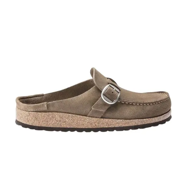 BIRKENSTOCK Buckley Suede Clog 'gray Taupe - Grey