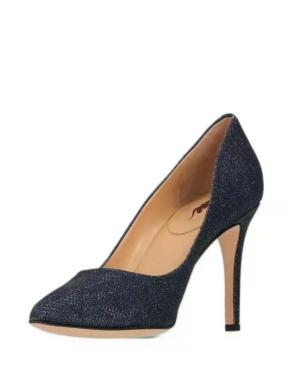 LA ROSE Glitter-effect Pointed-toe Pumps