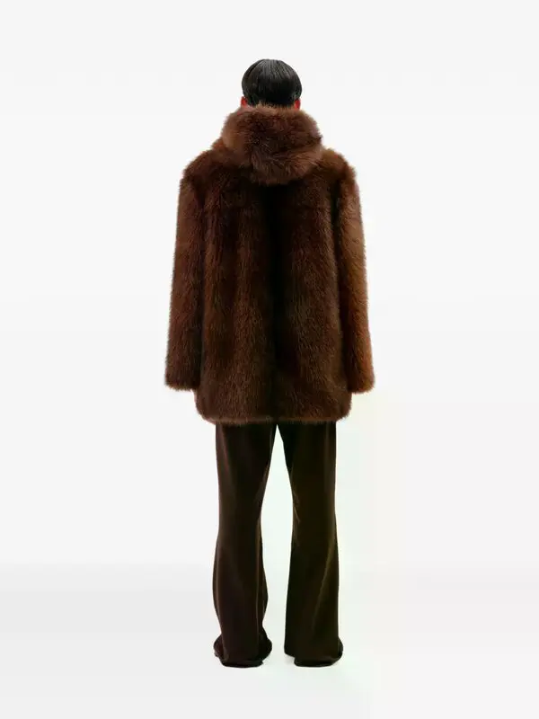 UNREAL FUR Duffle Faux-fur Hooded Coat