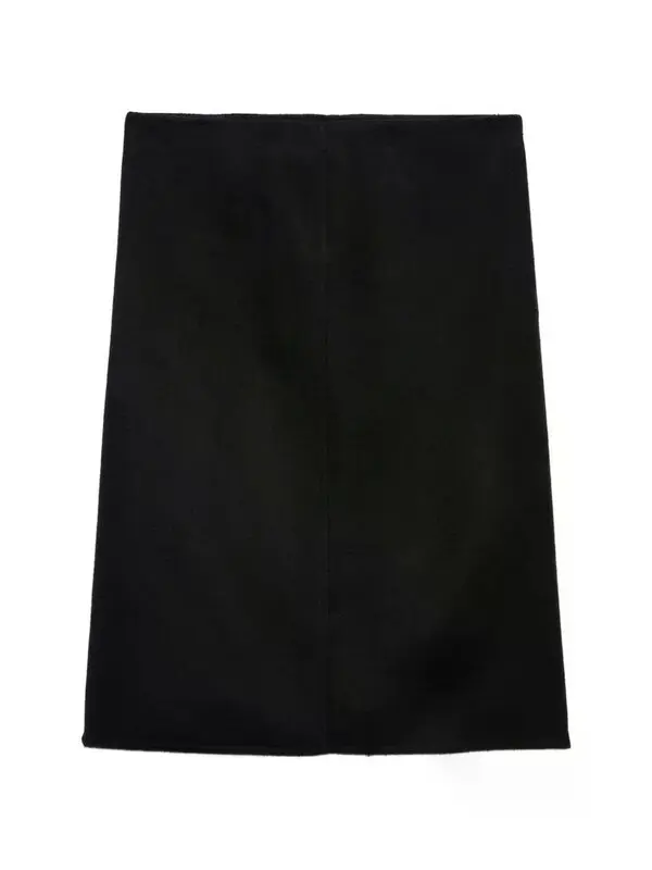 Prada Double-cloth Midi Skirt