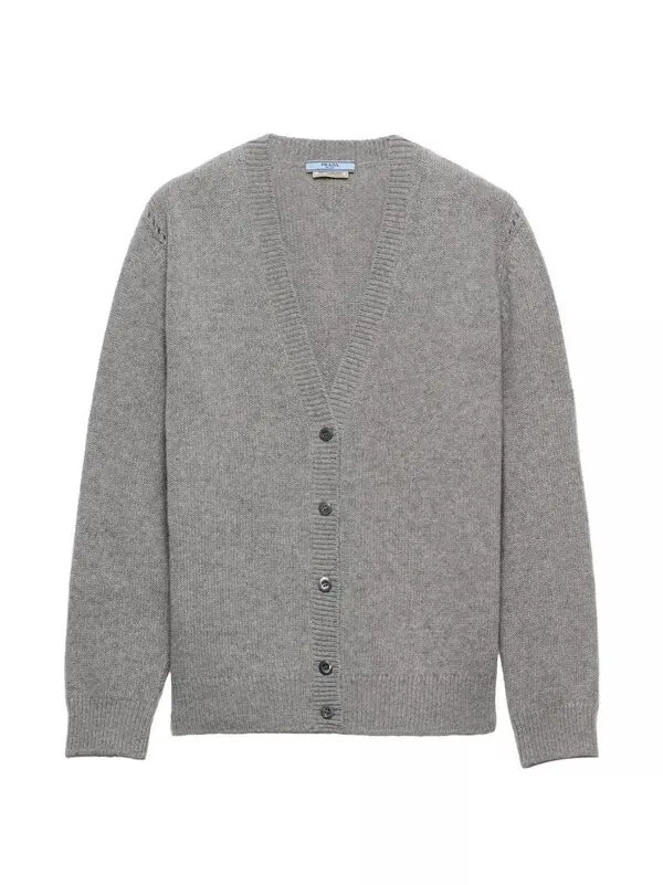 Prada Re-cashmere Cardigan - Grey