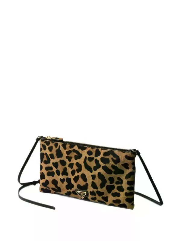 Prada Small Printed Calf-hair Shoulder Bag