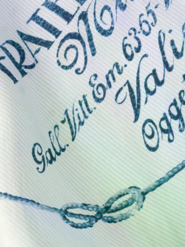 Prada Printed Twill Scarf