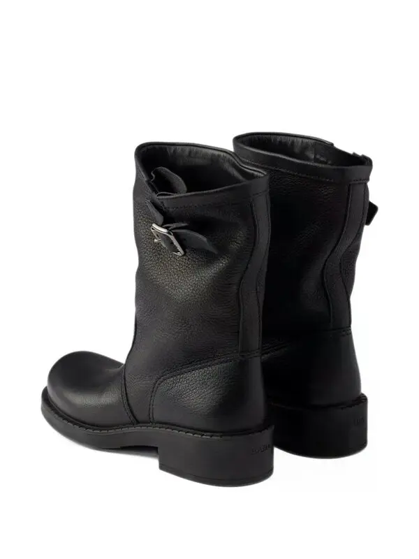 Prada Leather Mid-calf Boots