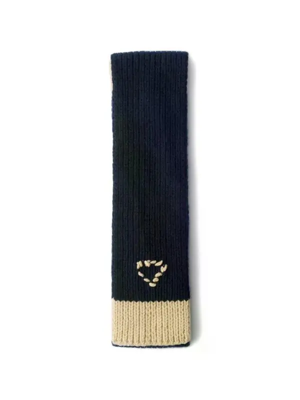 Prada Wool And Cashmere Scarf - Blue