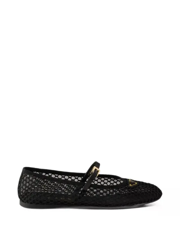 Prada Mesh Fabric Ballerinas