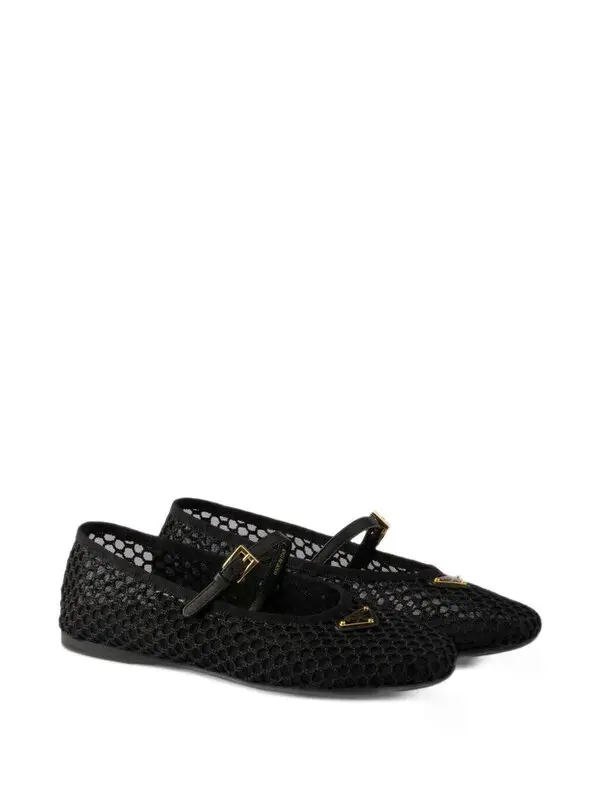 Prada Mesh Fabric Ballerinas