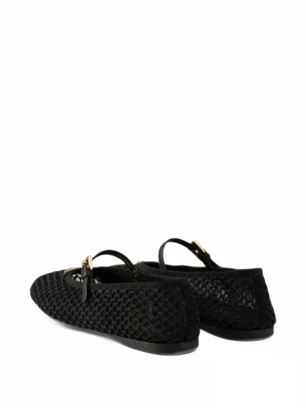 Prada Mesh Fabric Ballerinas
